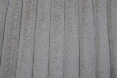 China Slotted Rabbit Fur 100Polyester  150cm CW Or Adjustable for sale