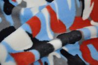 China Printed Imitation Rabbit Fur 100% Polyester 150cm CW Or Adjustable for sale
