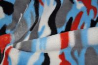China Printed Imitation Rabbit Fur 100% Polyester 150cm CW Or Adjustable for sale