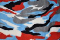 China Printed Imitation Rabbit Fur 100% Polyester 150cm CW Or Adjustable for sale