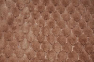 China Faux Rabbit Fur Fabric 100% Polyester 150cm CW Or Adjustable for sale