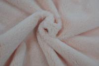 China Faux Rabbit Fur Fabric 100% Polyester 150cm CW Or Adjustable for sale
