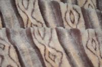 China Printed Imitation Rabbit Fur 100% Polyester 150cm CW Or Adjustable for sale
