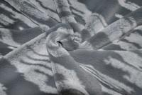 China Printed Imitation Rabbit Fur 100% Polyester 150cm CW Or Adjustable for sale