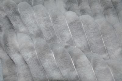 China Printed Imitation Rabbit Fur 100% Polyester 150cm CW Or Adjustable for sale