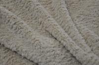 China Faux Rabbit Fur Fabric 100% Polyester 150cm CW Or Adjustable for sale
