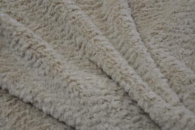China Faux Rabbit Fur Fabric 100% Polyester 150cm CW Or Adjustable for sale