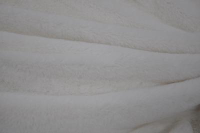 China Faux Rabbit Fur Fabric 100% Polyester 150cm CW Or Adjustable for sale