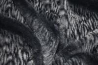 China Printed Imitation Rabbit Fur 100% Polyester 150cm CW Or Adjustable for sale