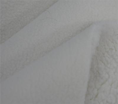China Solid Bonded Fleece Fabric 150cm Length Wrinkle Resistant for sale