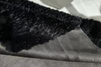 China 650gsm Brush Pattern Rabbit Hair Coating Woven Bonded Fleece Fabric Solid Suede for sale