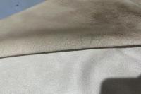 China Brush Pattern Rabbit Hair Coating Woven Bonded Fleece Fabric Solid Suede 800gsm for sale