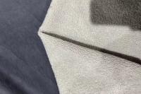 China 155CM dark blue suede composite lamb wool fabric for sale