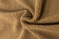 China Solid Faux Sherpa Fabric Polyester , 150cm Faux Suede Sherpa 400gsm for sale