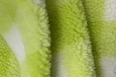 China Solid Faux Sherpa Fabric Polyester , 150cm Faux Suede Sherpa 360gsm for sale