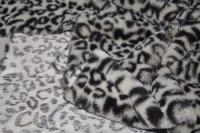 China Luxurious Leopard Print 100% Polyester Fabric For Unique Fashion for sale