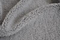 China Grey faux sherpa 100% Polyester Or With Wool 150cm CW Or Adjustable Warp Knitted Fabric Recycled for sale