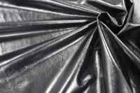 China Black  137cm Faux PU Solid Smooth PU Leather Semi Finished for sale
