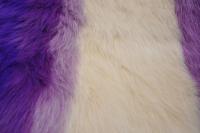 China fade color 150cm Long Hair Faux Fur，Create warm and luxurious winter fashion for sale