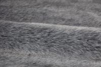 China Black 150cm Fox Fur Fabric By The Yard Acrylic Long Hair for sale