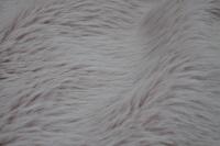 China Pink Long Hair Fur Fabric  , Create a dreamy and luxurious atmosphere in your home for sale