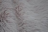 China Pink Long Hair Fur Fabric  , Create a dreamy and luxurious atmosphere in your home for sale