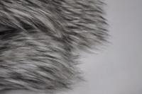 China Patterned Artificial Long Hair Fur Fabric Jacquard Faux Fox By The Yard for sale