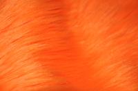 China orange color  150cm Long Hair Faux Fur  Faux Fox Fabric，Showcase your personality and make your space stand out for sale