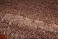 China brown Mongolian Fur Fabric MAC Fake 150cm  Adding Unique Texture and Style to Your Home Décor for sale