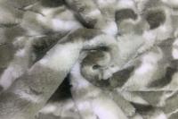 China Faux Rabbit Fur Fabric For Cruelty Free Garments for sale