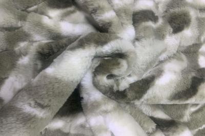 China Faux Rabbit Fur Fabric For Cruelty Free Garments for sale