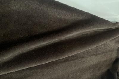 China Luxurious Soft Faux Rabbit Fur Fabric GRS Certificated for sale