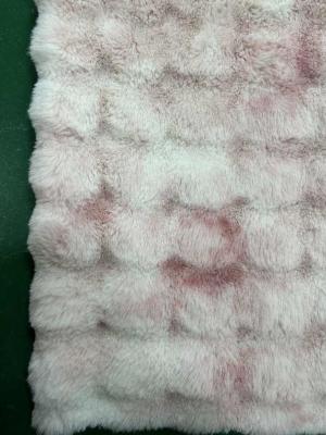 China Pink White Imitation Rabbit Hair Furniture Decoration Available for sale