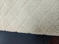 China Jacquard Pattern 100% Polyester Faux Sherpa Fabric 150cm CW Or Adjustable Width for sale