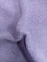 China Purple Warp Knitted Fabric Is Soft And Comfortable 550gsm for sale
