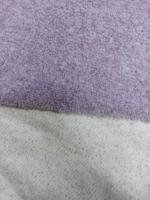 China Purple Warp Knitted Fabric Is Soft And Comfortable 550gsm for sale