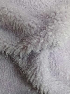 China Warp Knitted Curly Plush Fabric Is Soft And Comfortable, 100% Polyester for sale