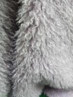 China Warp Knitted Curly Plush Fabric Is Soft And Comfortable, 100% Polyester for sale