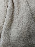 China Curled Warp Knitted Soft Plush 380gsm 100% P for sale