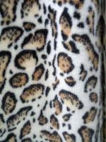 China 680GSM Leopard Print Polyester Fabric For Unique Fashion 100% Polyester Fabric for sale