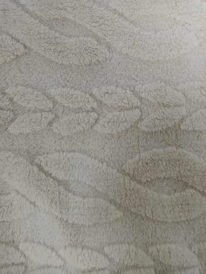 China Khaki double-sided jacquard cotton velvet&300gsm for sale