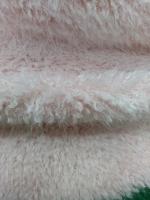 China Soft  150cm CW Or Adjustable Pink curly fashionable knitted fabric for sale