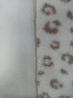 China 515gsm Printed lamb wool composite suede with the same color for sale
