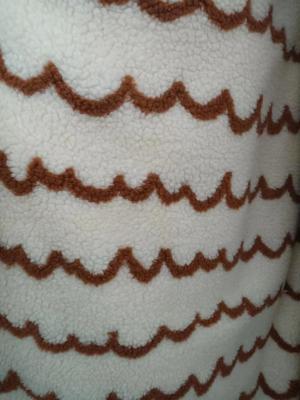 China Jacquard 100% Polyester Sherpa Fabric Faux 150cm Adjustable 340GSM for sale