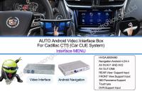 China Cadillac Android Navigation System Trajectory Reversing Touchscreen Control for sale