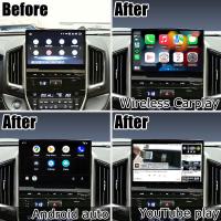 China Car Android 13 navigation box for Toyota LC200 GXR Fujitsu unit Carplay waze youtube rear view etc for sale