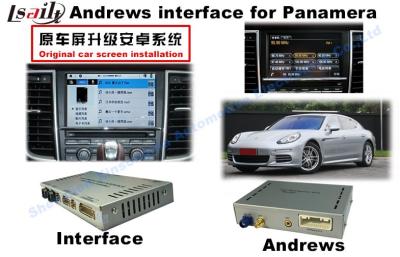 China Porsche PCM 3.1 Android Auto Interface With Rear Camera / DVD for sale