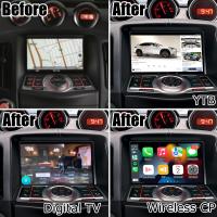 China Nissan 370z nondestructive HD screen Youtube wireless carplay android auto upgrade for sale