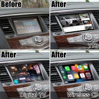 China Nissan Patrol Y62 2010-2016 touch screen upgrade with android auto carplay youtube video interface for sale