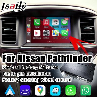 China Wireless Carplay Android auto Navigation Box For Nissan Pathfinder R52 2017-2021 for sale